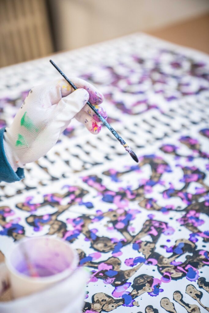 Sowat - Athabasca - HPM V - Pink & Purple - Lithograph | Print Them All